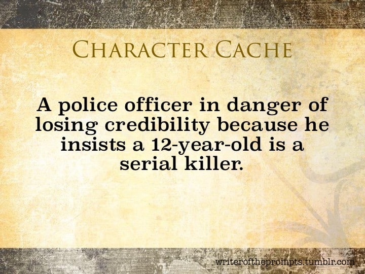 Character Bank - 12 Year Old Serial Killer - Writing Resources with Marlena